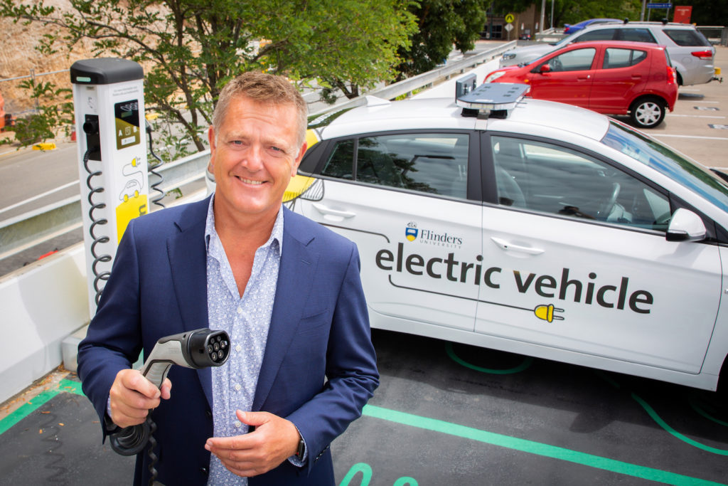 Flinders introduces two-way EV chargers – News